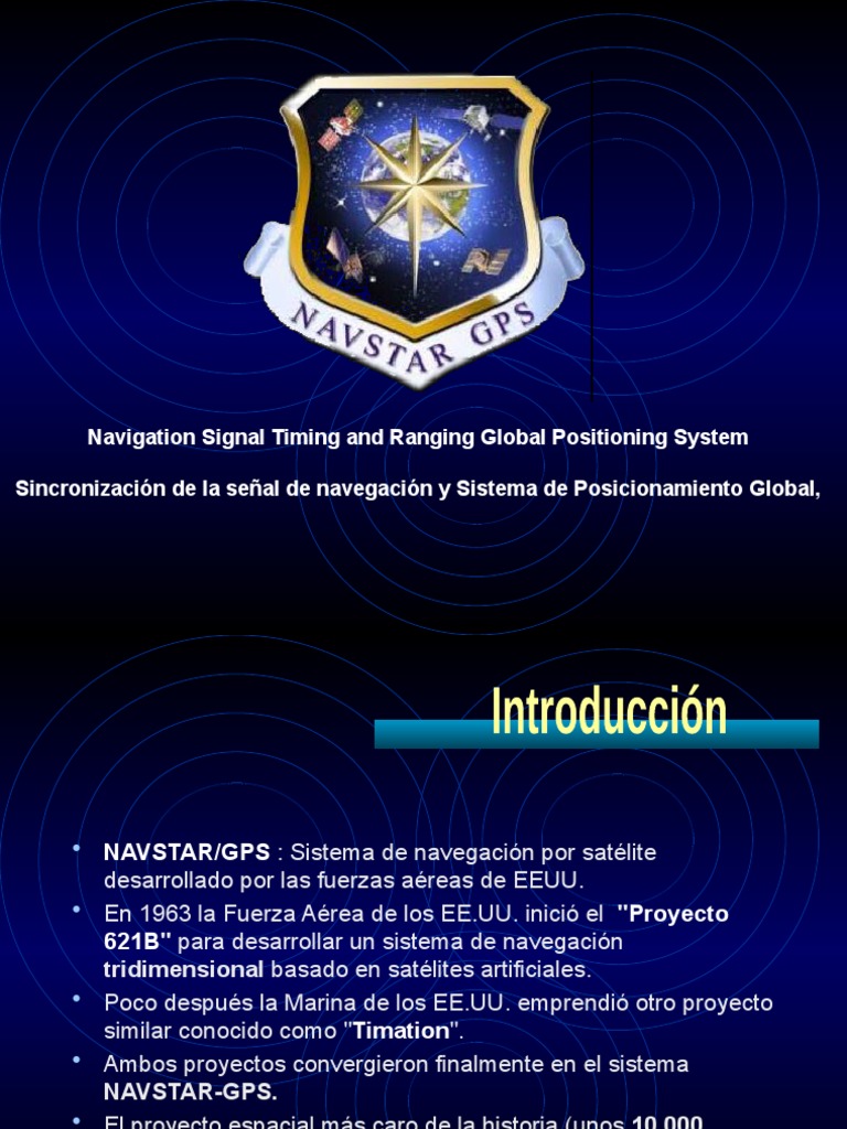 Navigation Signal Timing and Ranging Global Positioning System ...