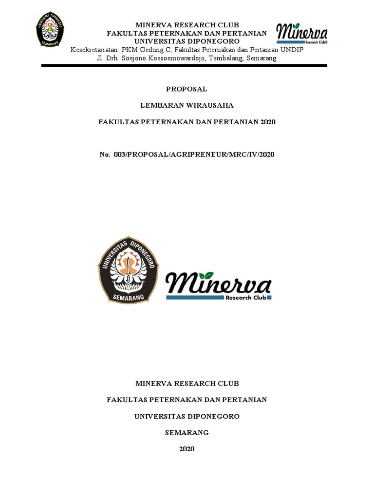 Proposal PMW 2021 | PDF