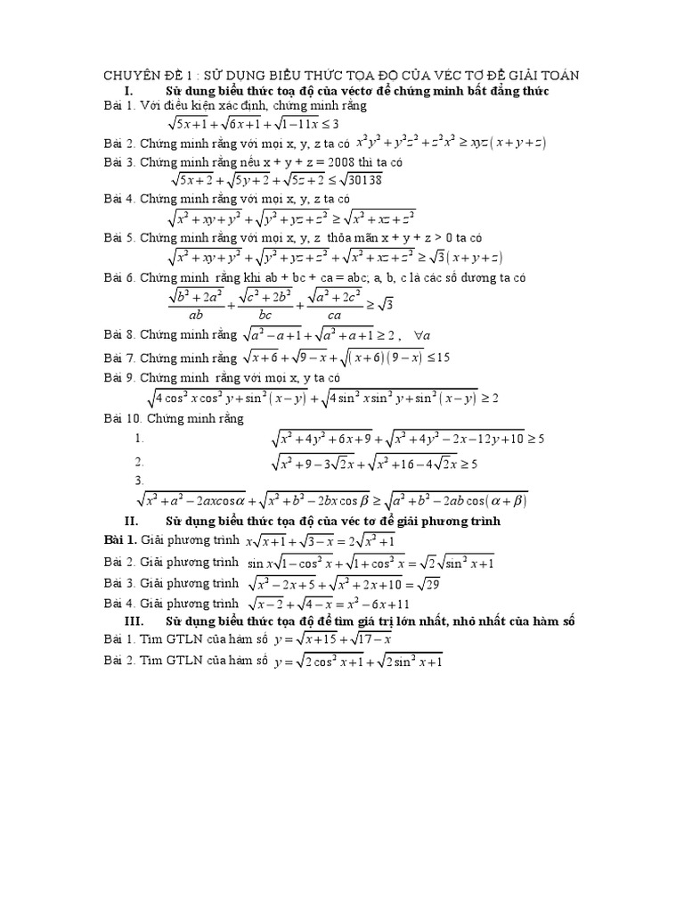 (123doc) - Bai-Tap-Bat-Dang-Thuc-Vecto | PDF