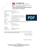 Surat Permohonan Pengembalian Dana (Refund) | PDF | Pengelolaan ...