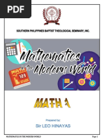 Mathematics in The Modern World - Module 2 | PDF | Set (Mathematics ...