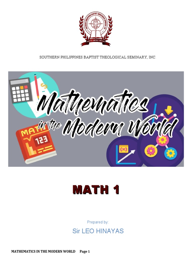 Math 1 | PDF | Pattern | Calculus