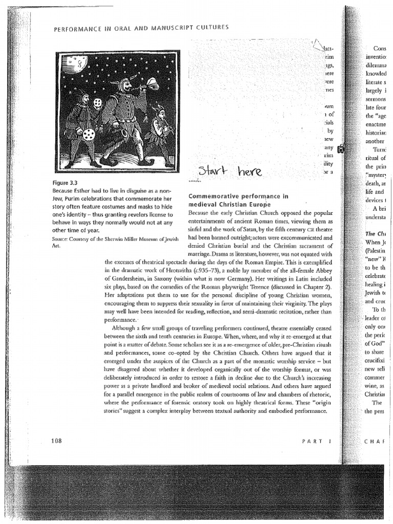Theatre Early Christianity | PDF