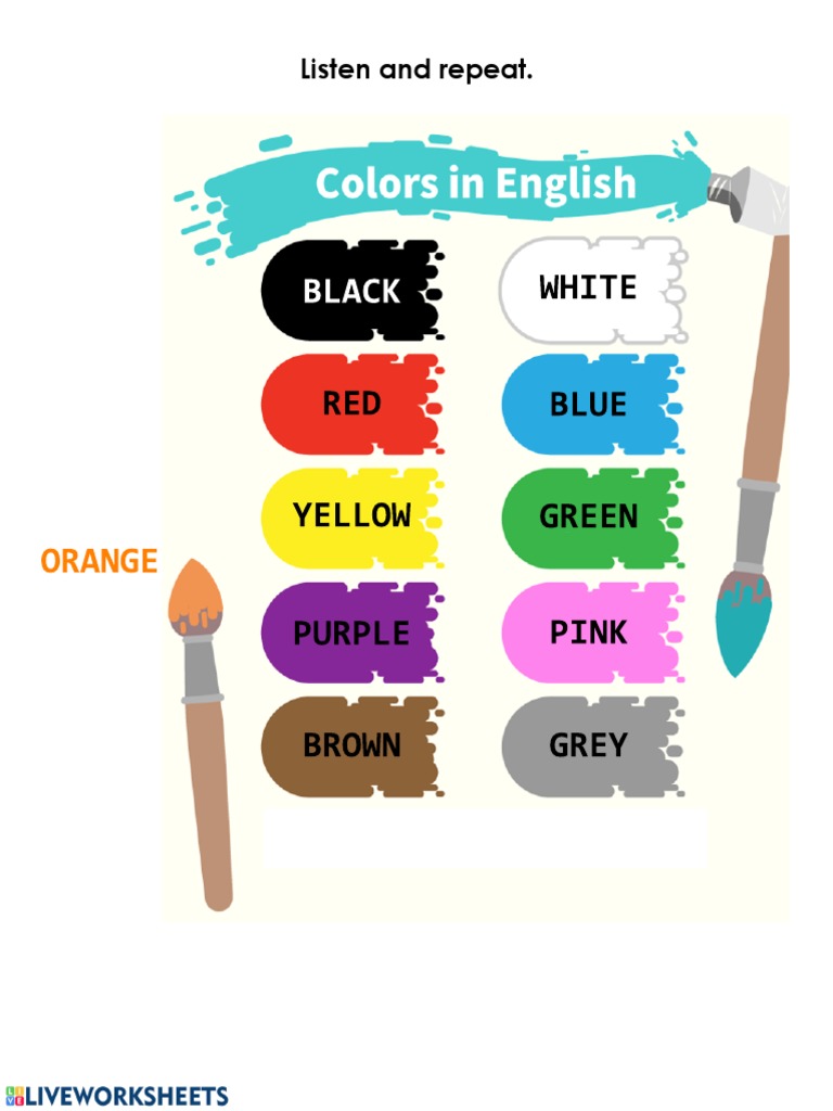 Basic Colors | PDF | Home & Garden | Science & Mathematics