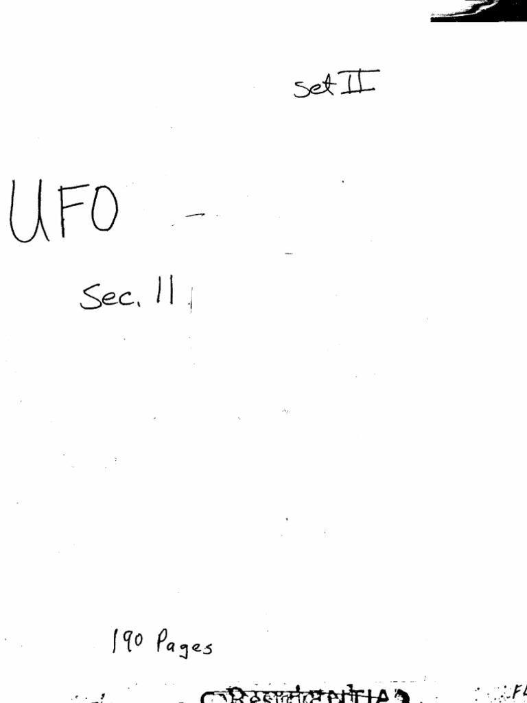 UFO Declassifed FBI Files Part 16 | PDF
