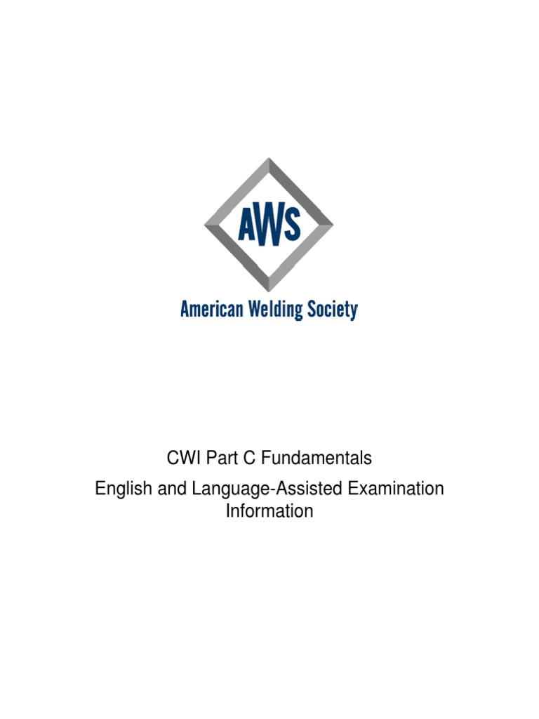 Cwi Part C Fundamentals Pdf Test Assessment Multiple Choice