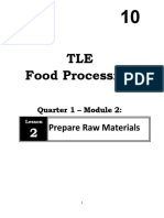 SHS Grade 11 - TVL Food Processing | PDF | Curing (Food Preservation ...