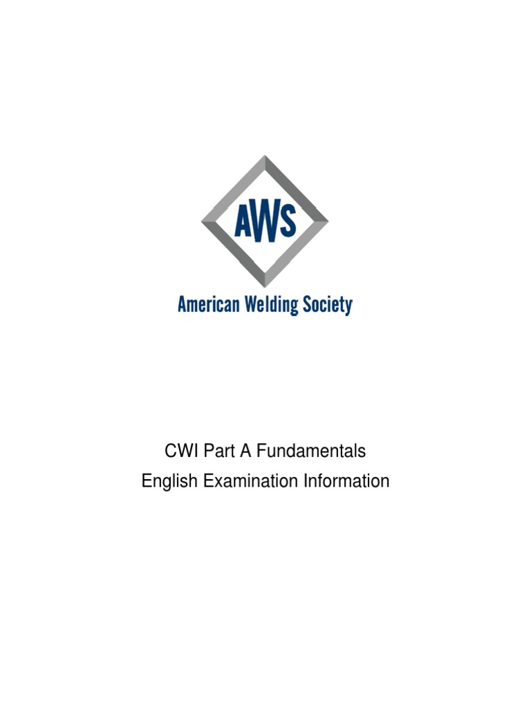 CWI Part A Exam Overview and Guide | PDF | Test (Assessment ...