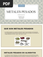 Infografia de Metales Pesados | PDF | Cadmio | Diarrea