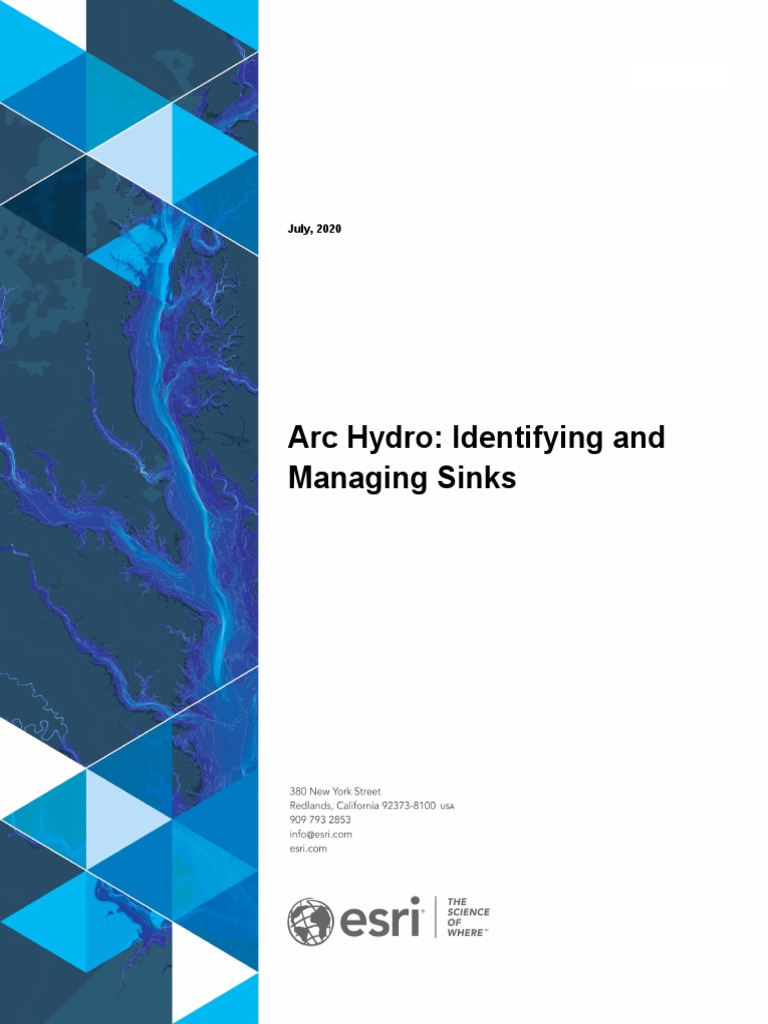 Arc Hydro: Sink Management Guide | PDF | Drainage Basin | Geographic ...