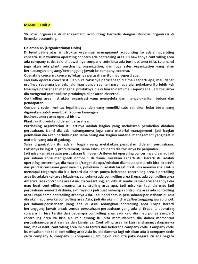 Unit 2 Catatan Masap | PDF | Karier & Perkembangan
