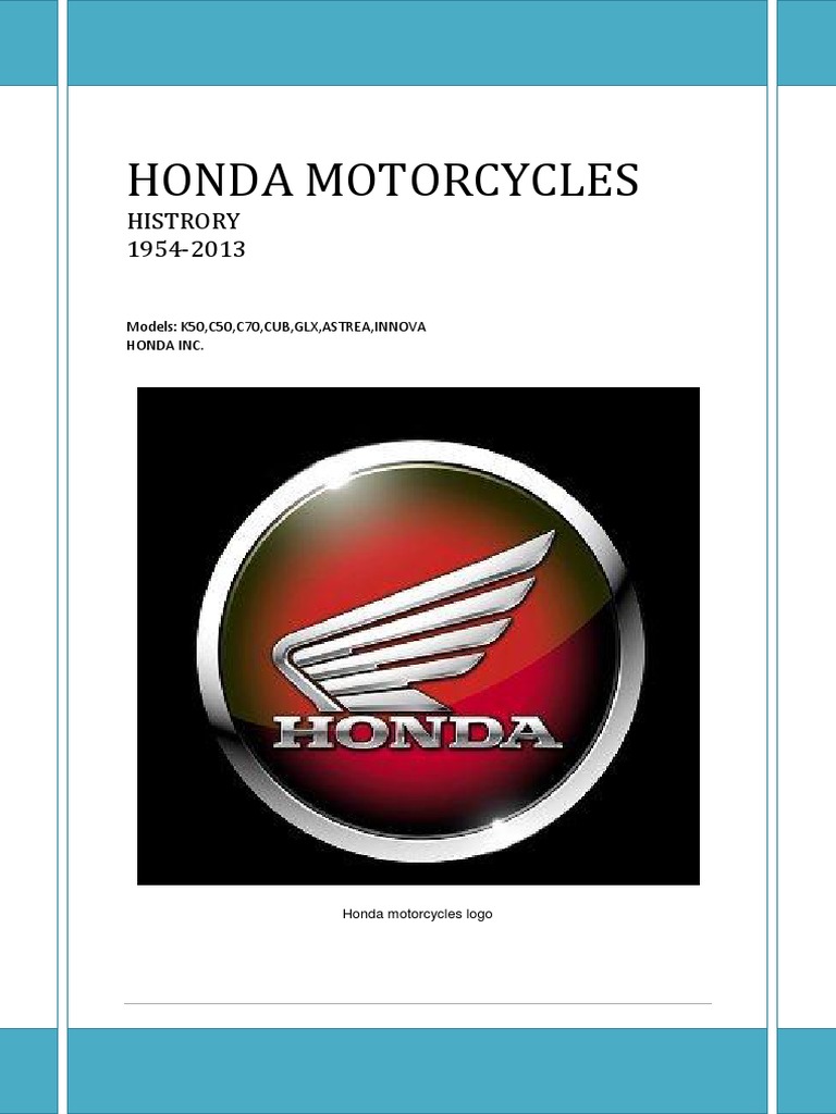 Honda Motorcycles | PDF | Motor Vehicle | Vehicles