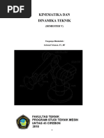 Ebook Buku Ajar Kinematika Dan Dinamika | PDF