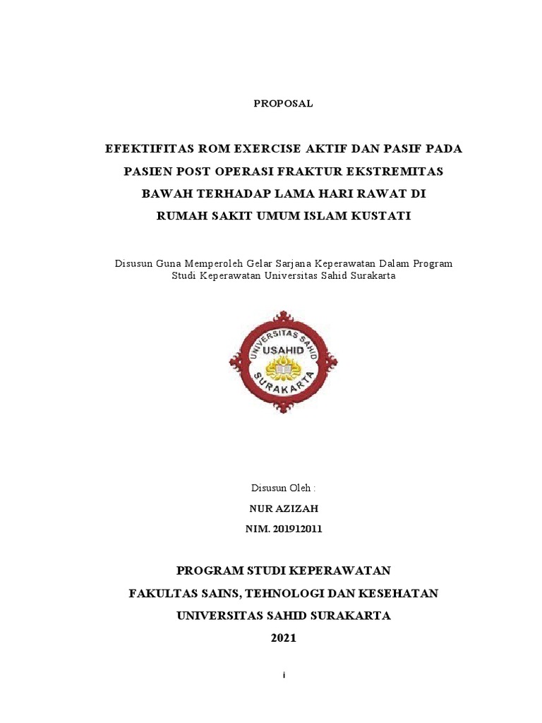 Proposal Nur Azizah Revisi 27maret | PDF