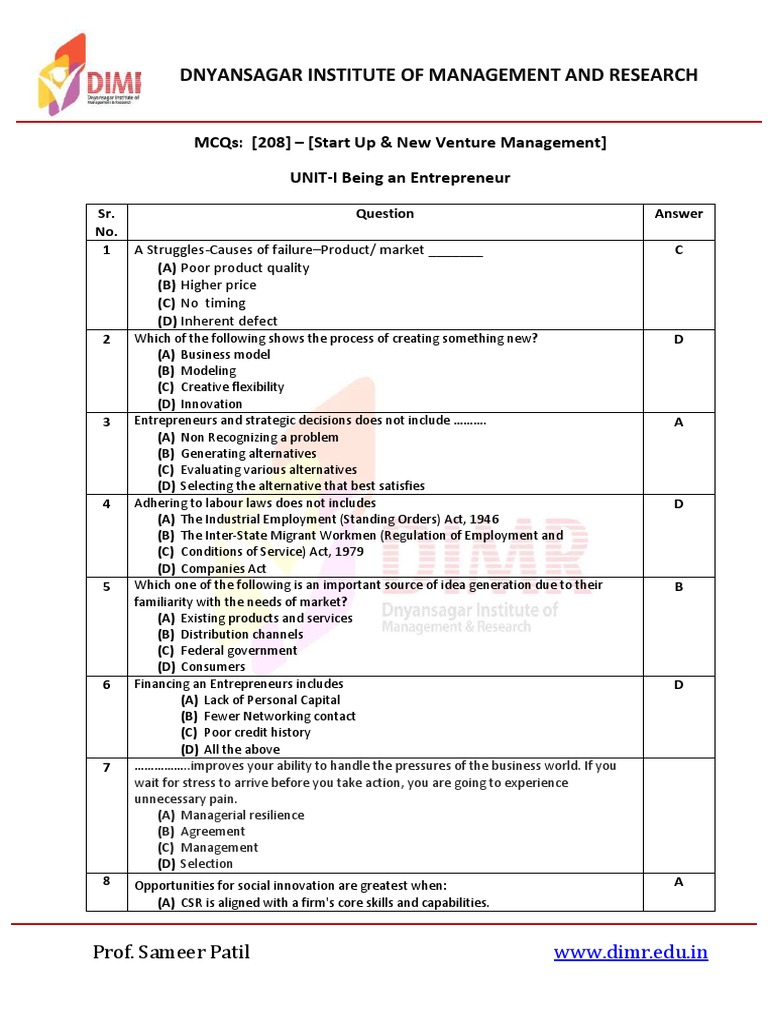 208 SNVM MCQ Compressed | PDF | Income Statement | Balance Sheet