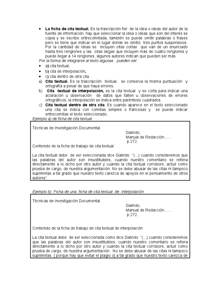 La Ficha de Cita Textual | PDF | Comillas | Comunicación