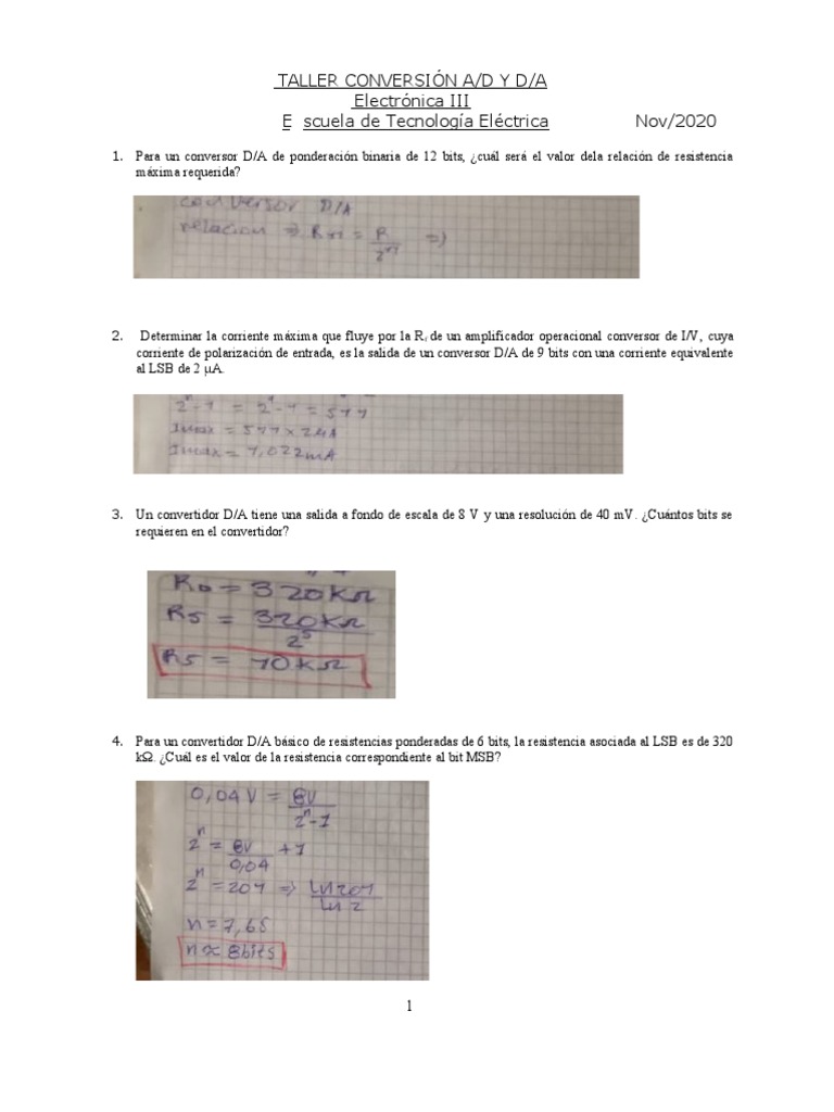 Taller de Electro III | PDF