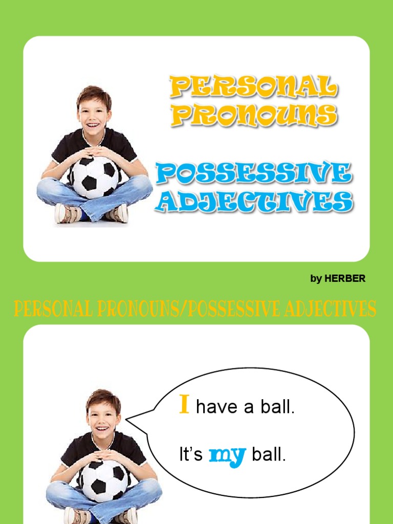 Personal Pronouns and Possessive Adjectives | PDF | Linguistic ...