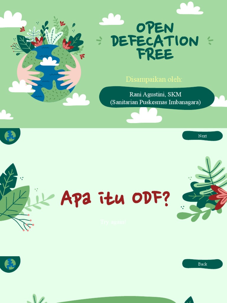 Open Defecation Free: Disampaikan Oleh | PDF