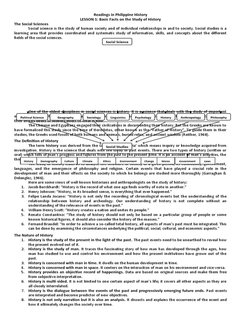 Understanding the Study of History | PDF | Social Sciences | Science