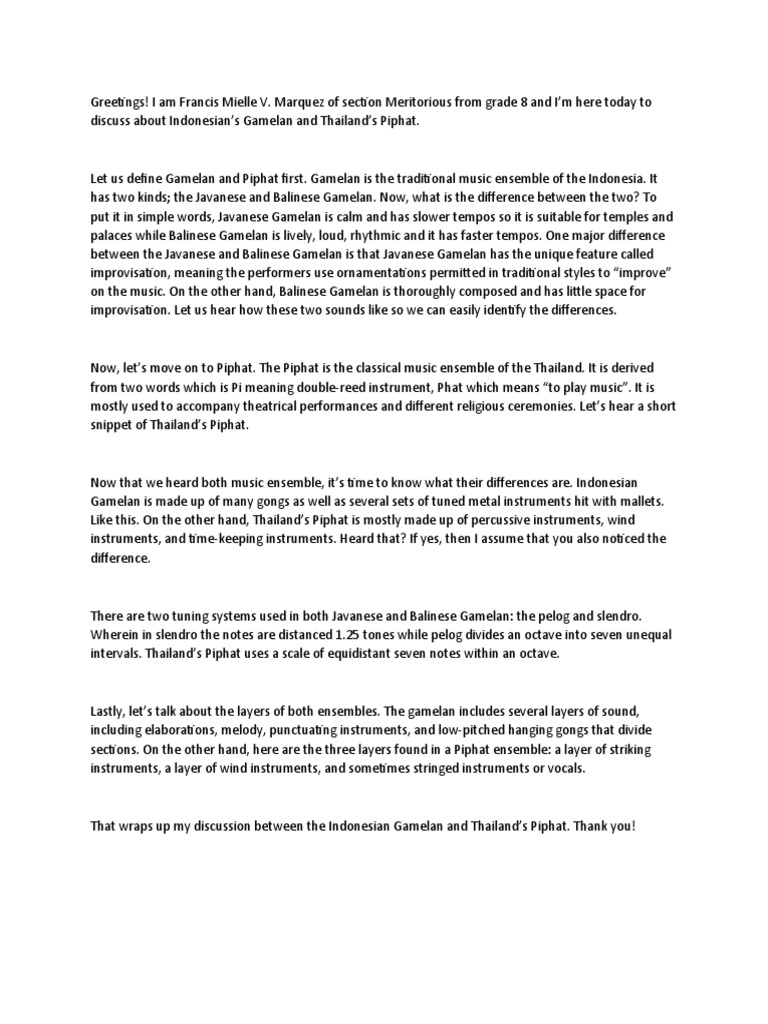 Peta Music Script | PDF | Elements Of Music | Classical And Art Music ...