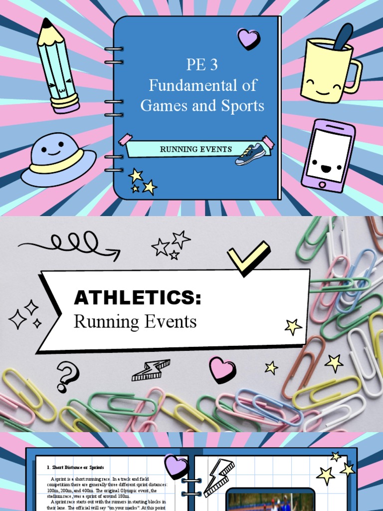 PE3 Fundamental of Games and Sports: Running Events | PDF | Track And ...
