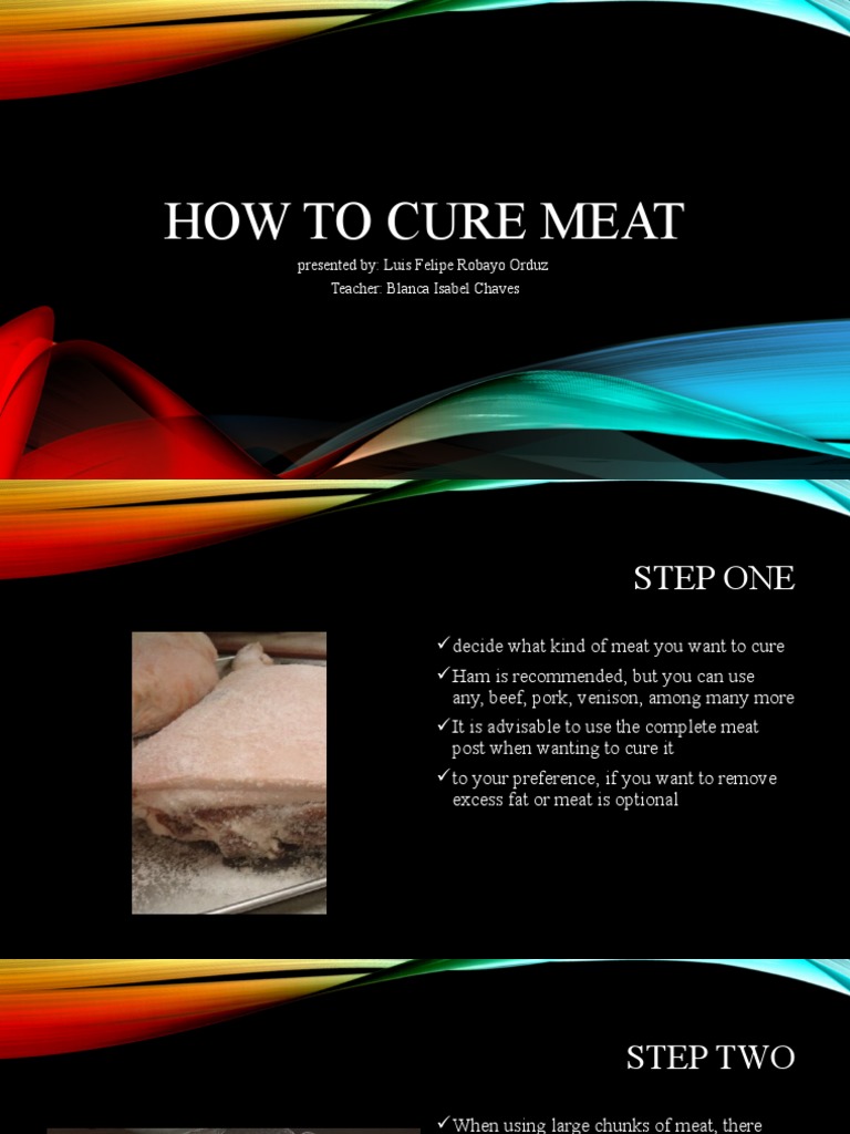 How to Cure Meat in 7 Steps | PDF | Curing (Food Preservation) | Food ...