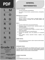 Grade 11 General Mathematics | PDF