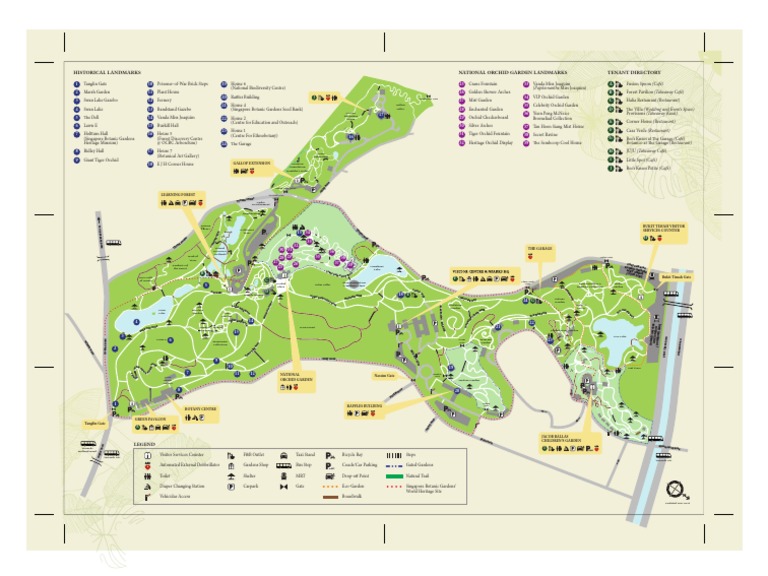 Map SBG May 2021 Current | PDF | Botany | Landscape Architecture