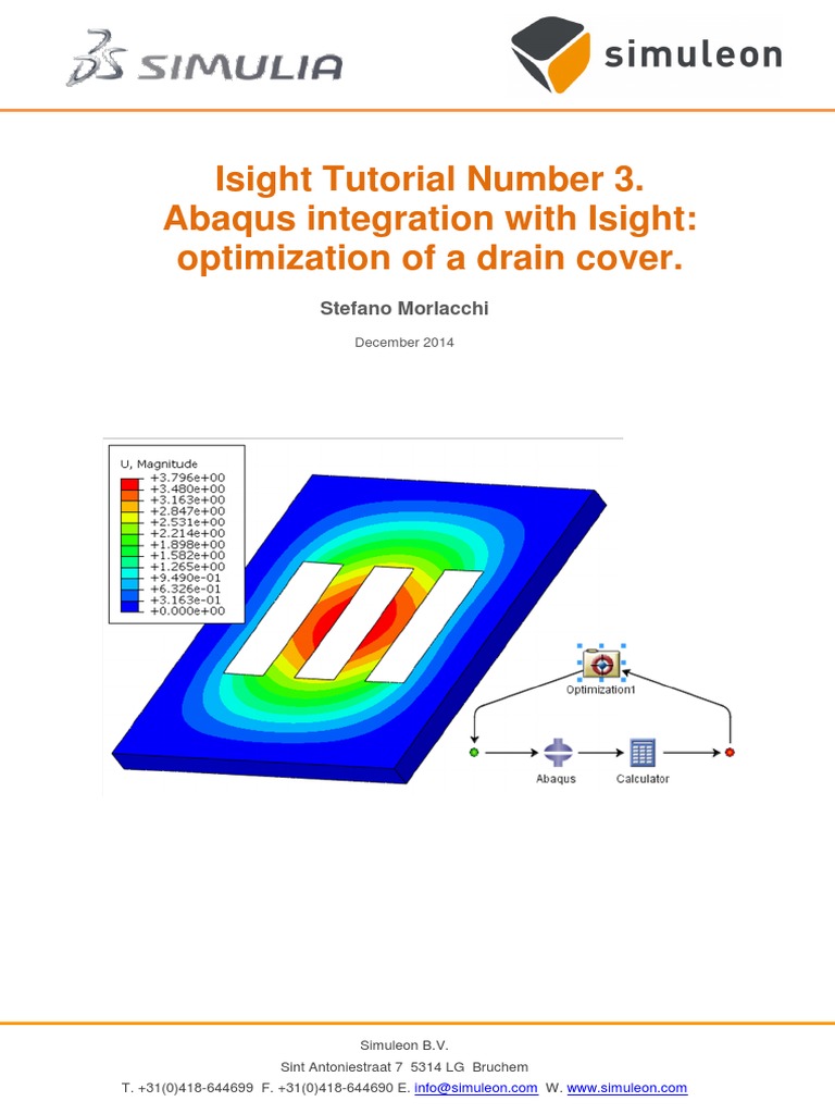 Tutorial I3 - IsightAbaqus | PDF | Mathematical Optimization | Applied Mathematics