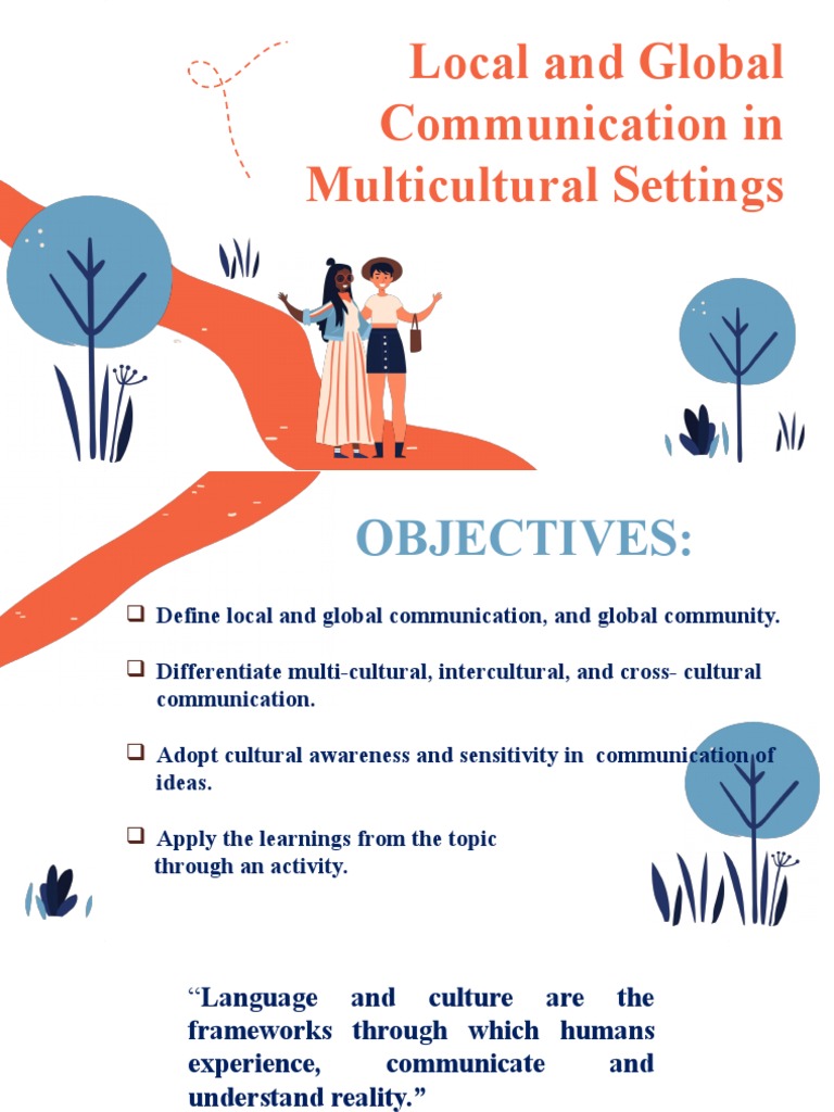 Local and Global Communication in Multicultural Settings | PDF | Cross ...