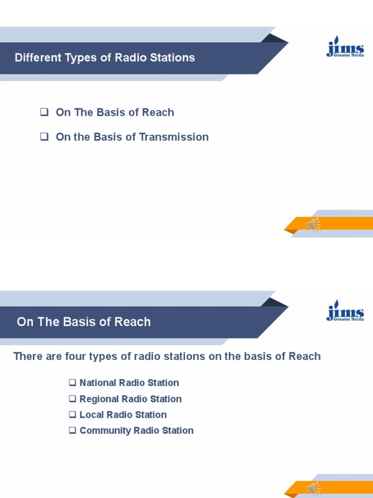 Types of Radio Stations | PDF | Radio | Frequency Modulation
