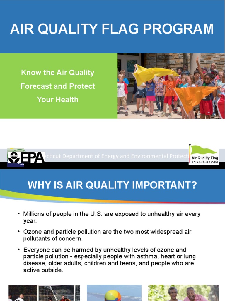 Connecticut Air Quality Flag Program Guide | PDF | Air Pollution ...
