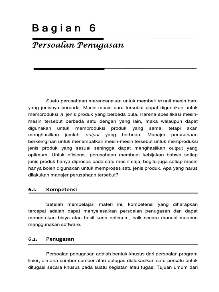 6 - Penugasan - 16 Hal | PDF