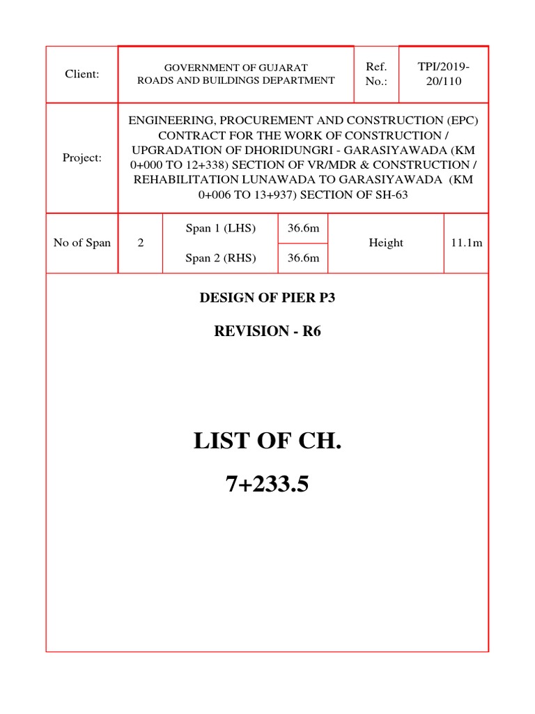 Design of Pier Pile P3 | PDF | Deep Foundation | Foundation (Engineering)