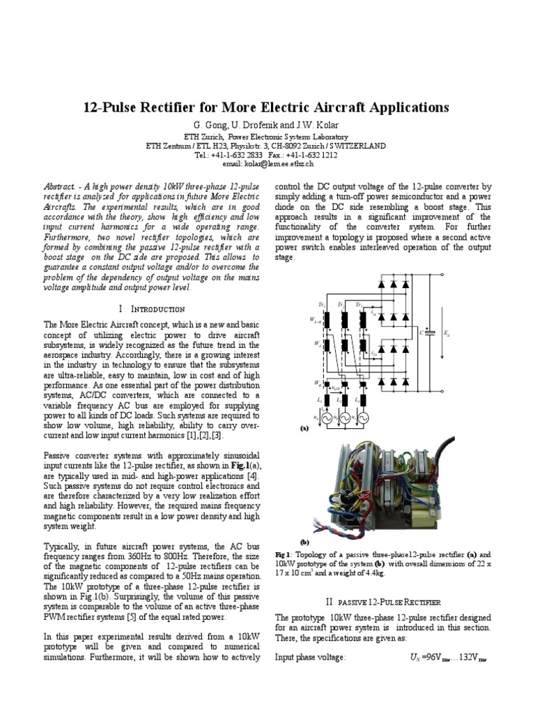 12 Pulse Rectifier For Mea | PDF | Rectifier | Power Electronics