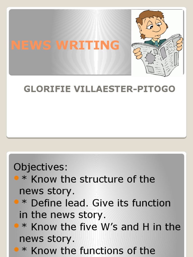 News Writing PDF News Cognitive Science