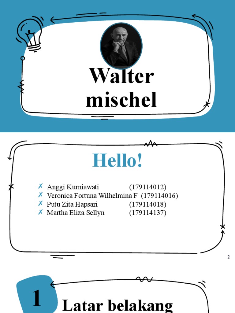 Walter Mischel | PDF