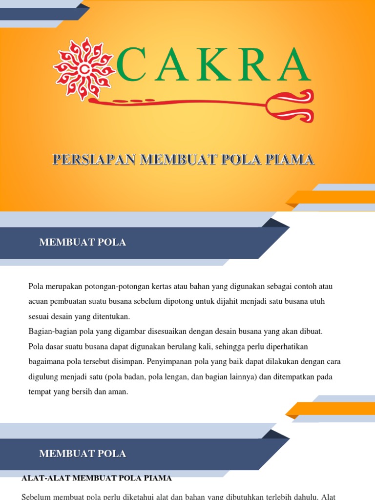 Cara Membuat Pola Setelan Piama | PDF | Metode & Bahan Ajar