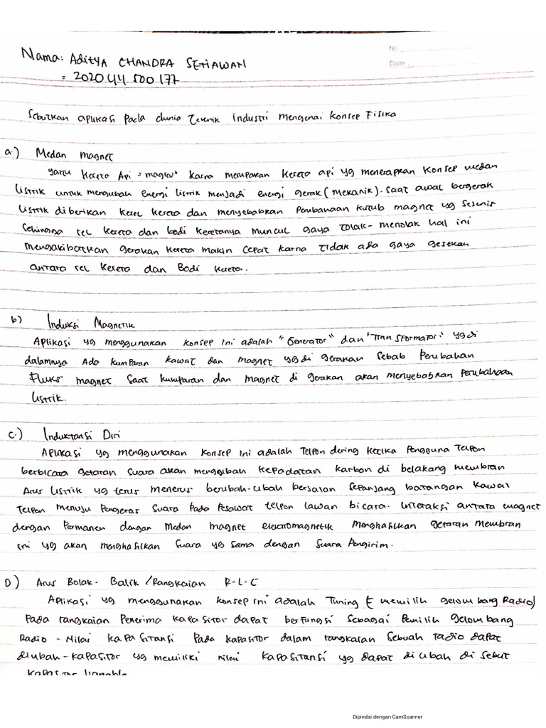 Aditya Chandra Setiawan - 202044500177 - Latihan Part II | PDF