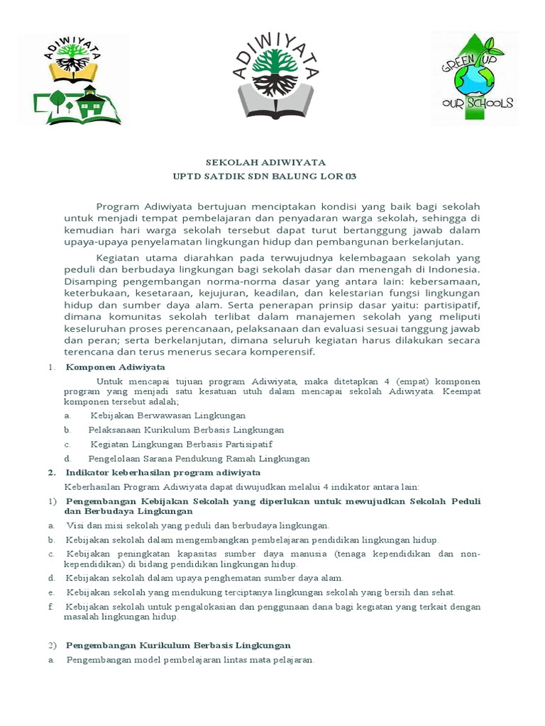 Adiwiyata Pdf