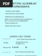 Symbols in Algebra | PDF