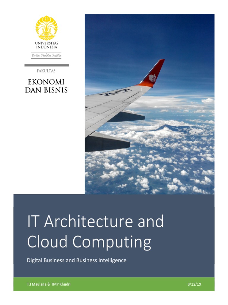 Case Study Airline Pdf Airlines Cloud Computing