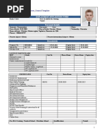 CV Form For Seaman | PDF | Ships | Sailor