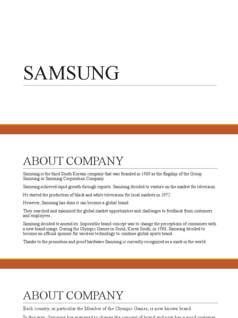 SAMSUNG management principles | PDF | Samsung Electronics | Strategic ...