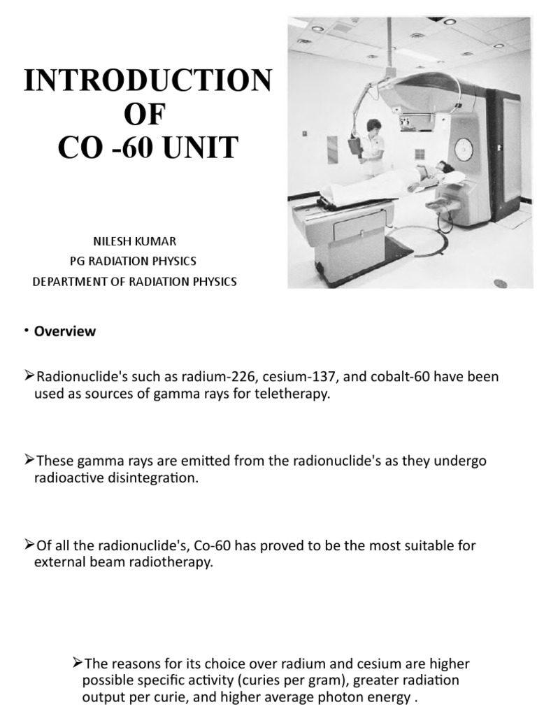 Cobalt 60 Radiation