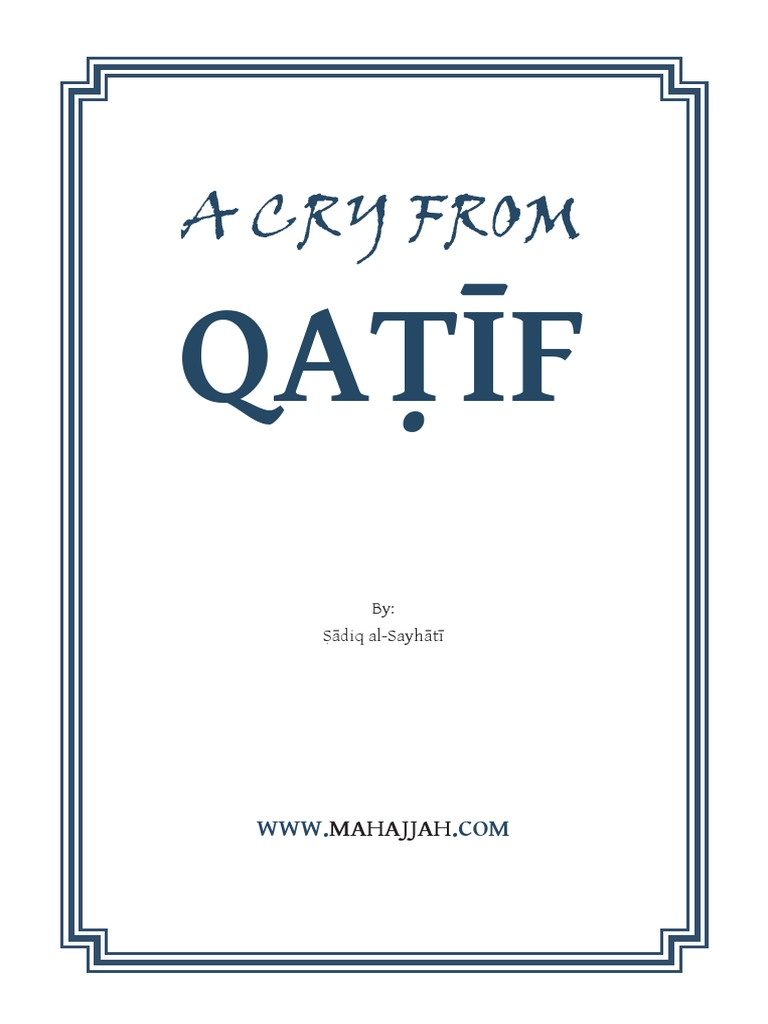Qatif | Download Free PDF | Prophets And Messengers In Islam | Sunni Islam