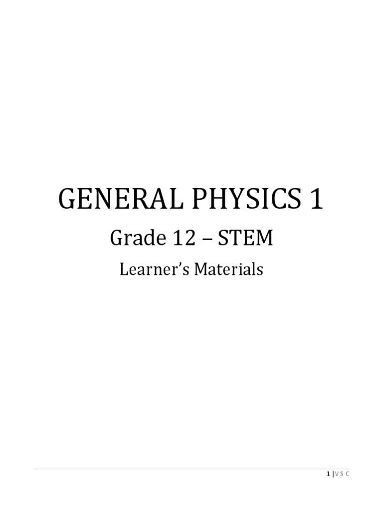 Module Physics 1 Pdf Significant Figures Triangle