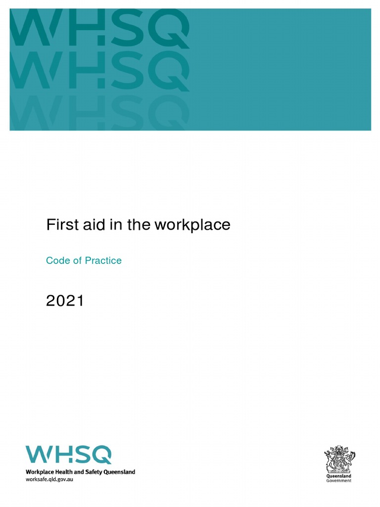 First Aid in The Workplace: Code of Practice | PDF | First Aid ...