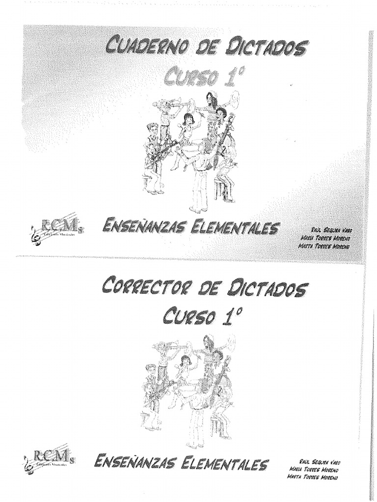 Cuaderno de Dictados - 1º Enseñanzas Elementales - Lenguaje Musical 1º ...